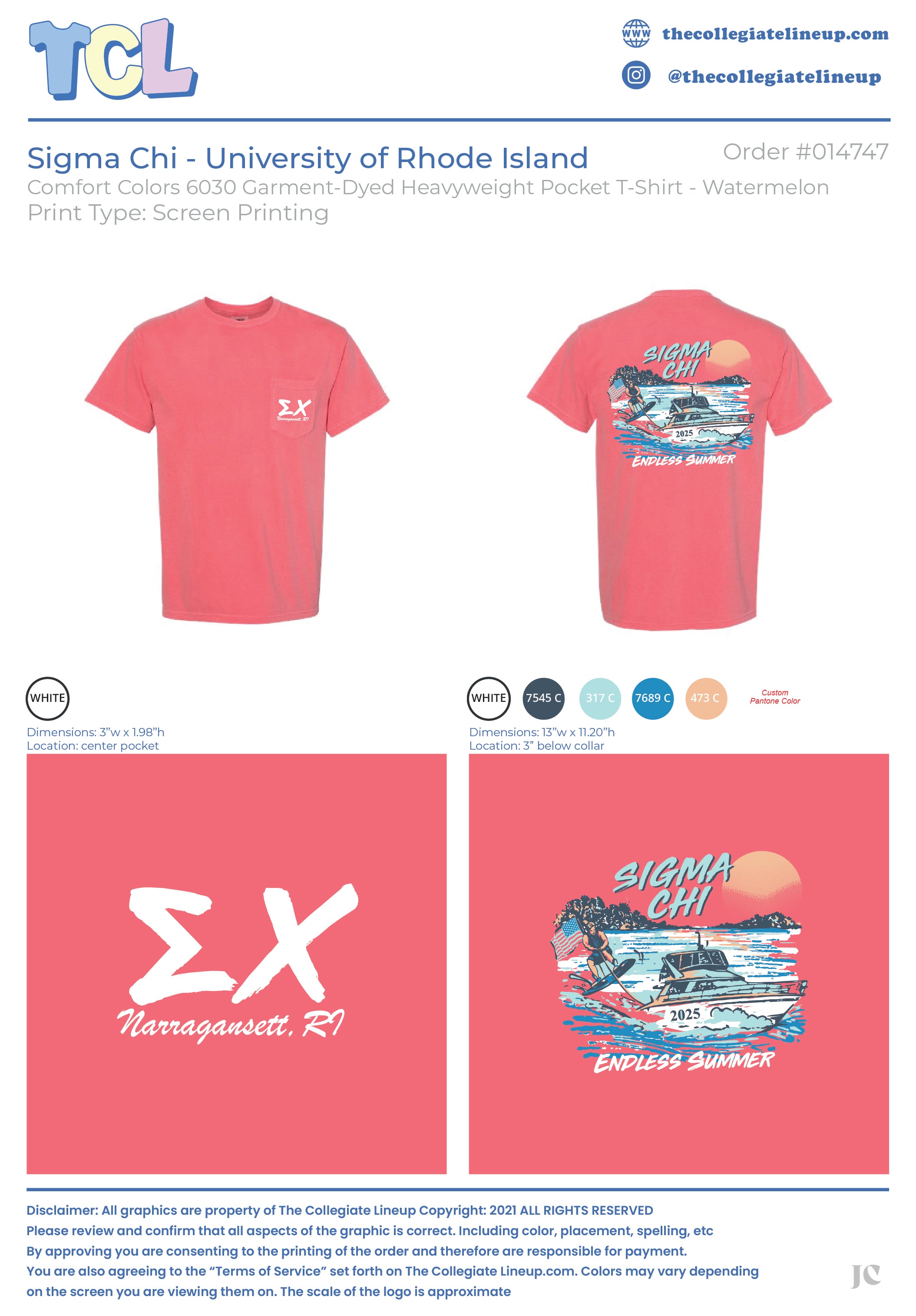 Sigma Chi University of Rhode Island #14747 – The Collegiate Lineup