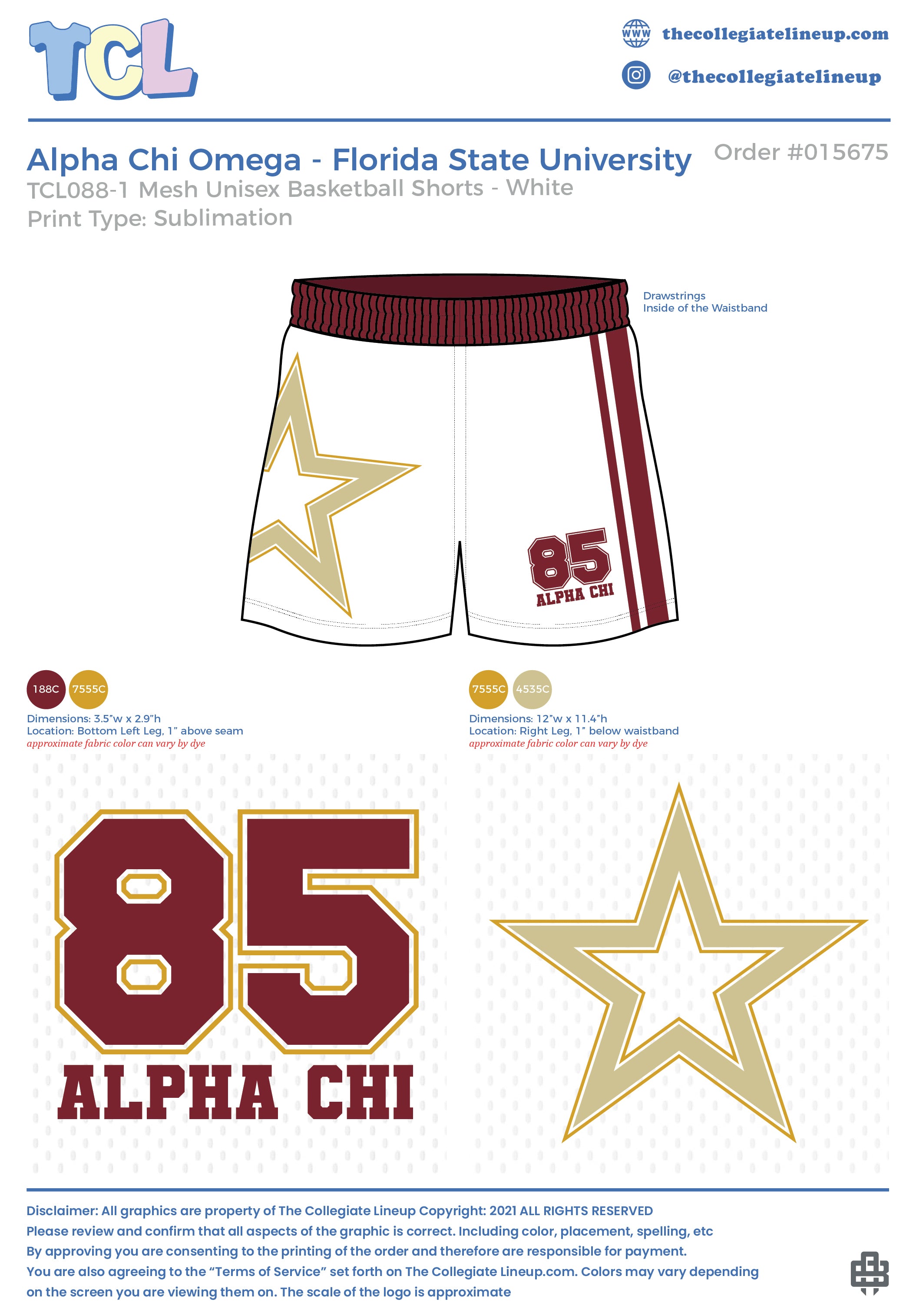Alpha Chi Omega Florida State University #15675 – The Collegiate Lineup