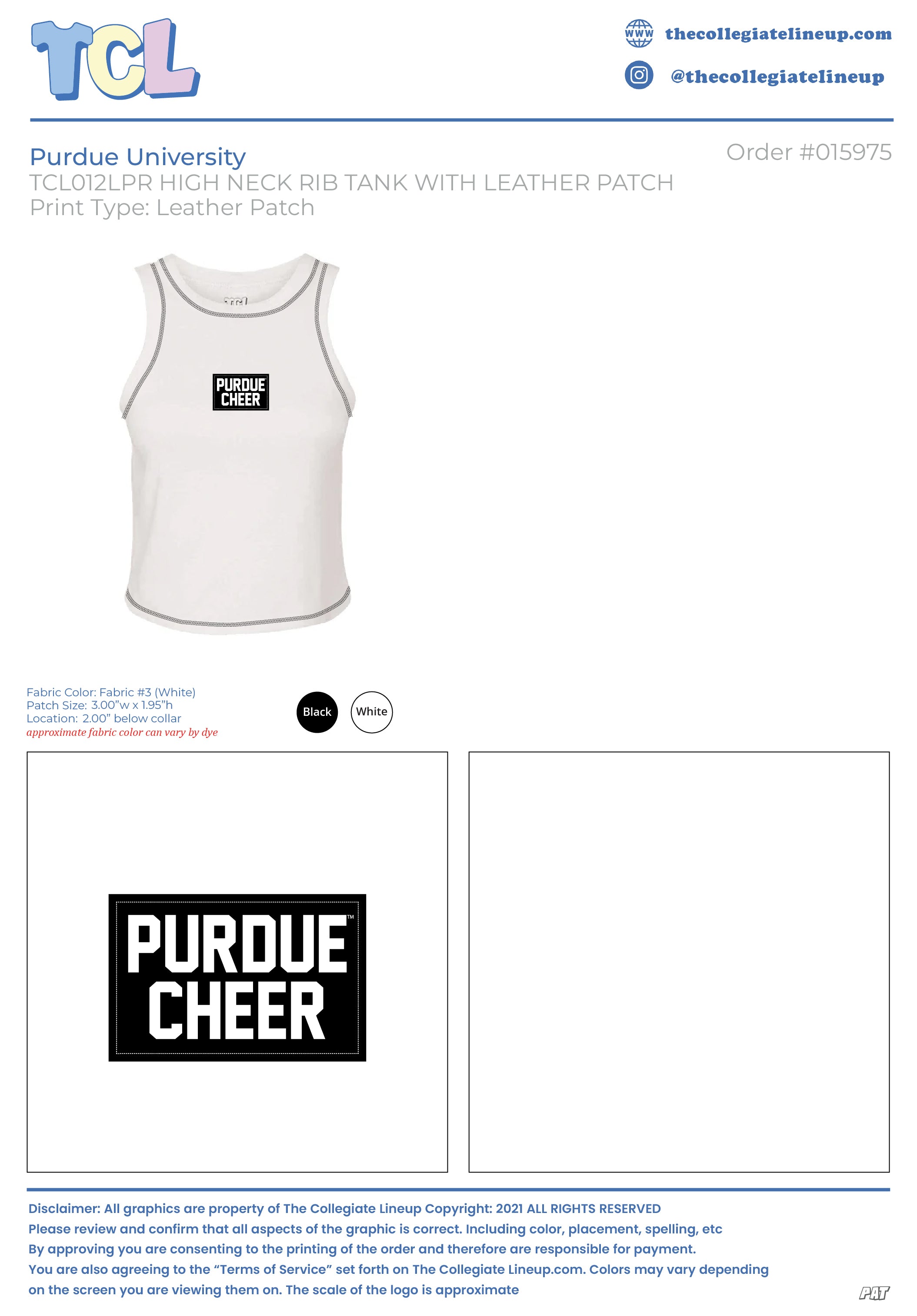 Purdue Cheer Tank top #15975 Individual Shipping – The Collegiate Lineup