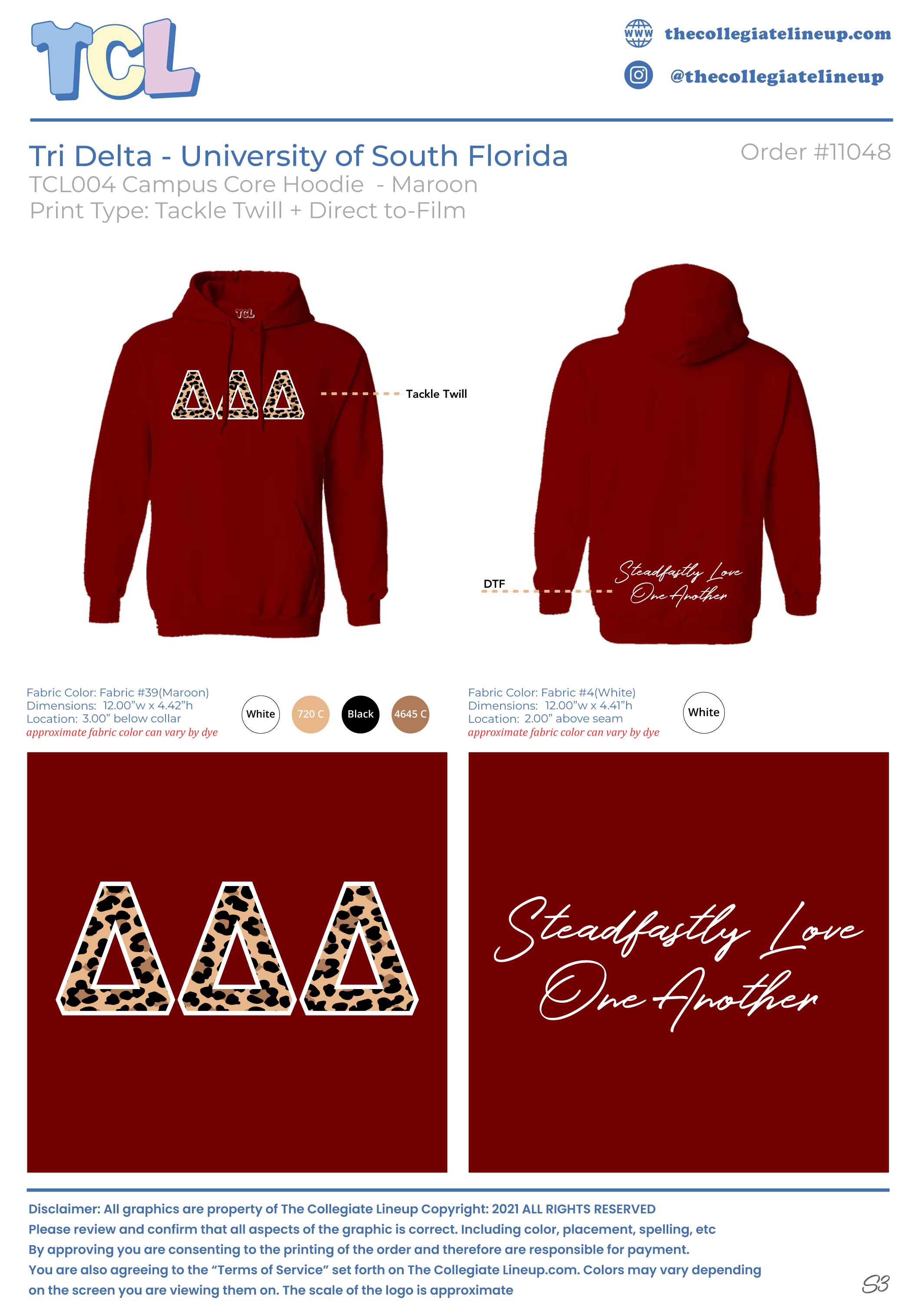 Tri Delta University of South Florida #11048 – The Collegiate Lineup