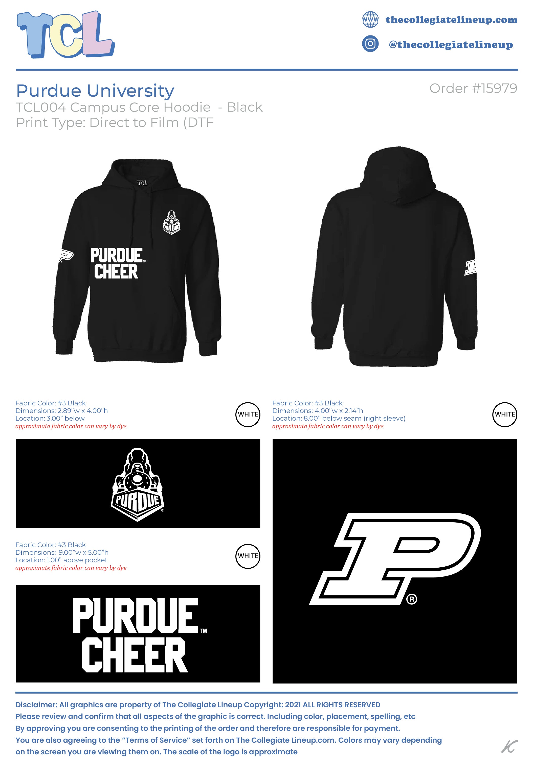 Purdue cheer USA Inspired hoodie #15979 Individual Shipping – The ...