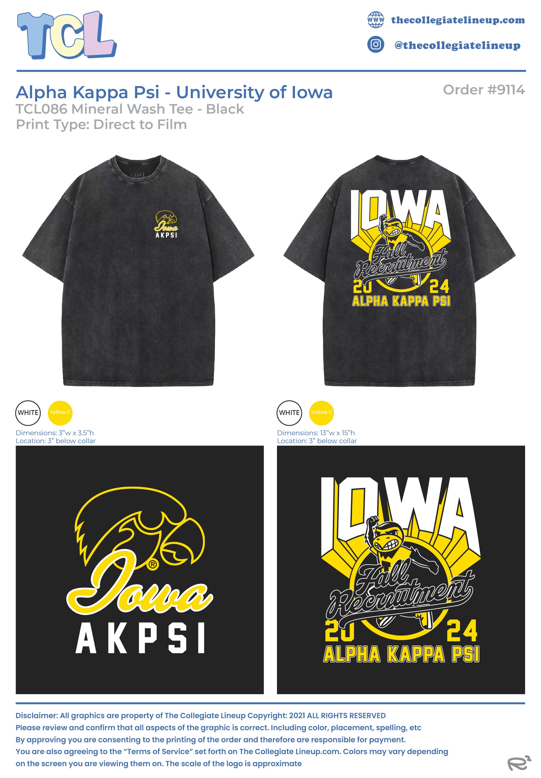 Alpha Kappa Psi University of Iowa #9114 – The Collegiate Lineup