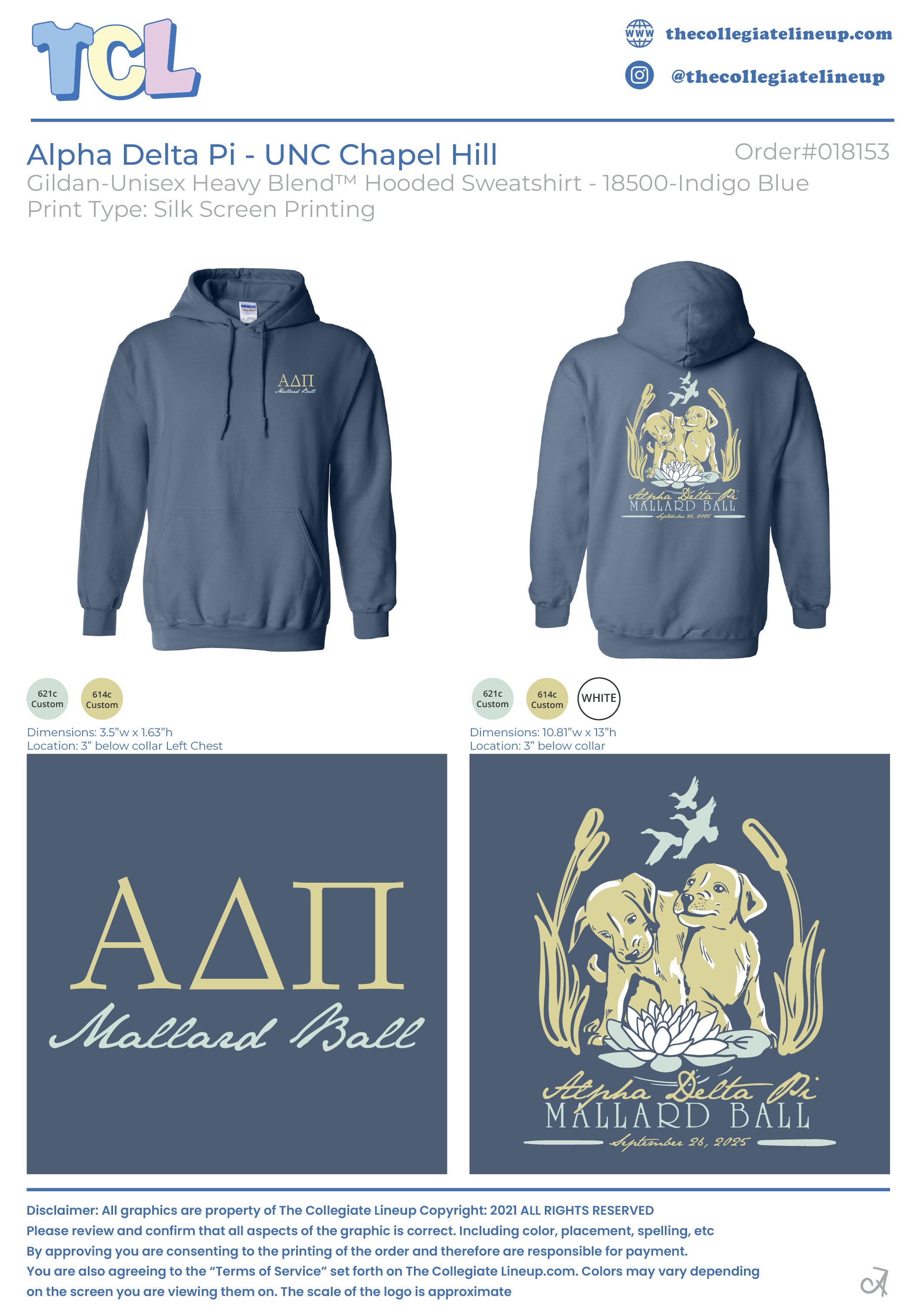 Alpha Delta Pi UNC Chapel Hill #18153 – The Collegiate Lineup